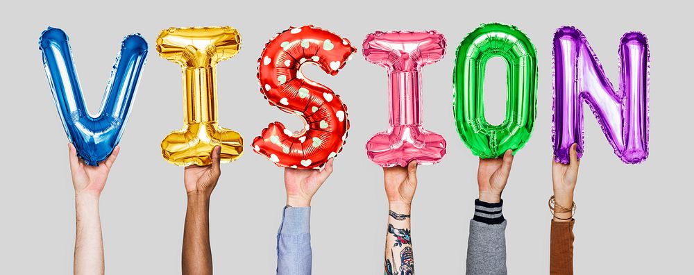 Colorful alphabet helium balloons forming | Premium Photo - rawpixel