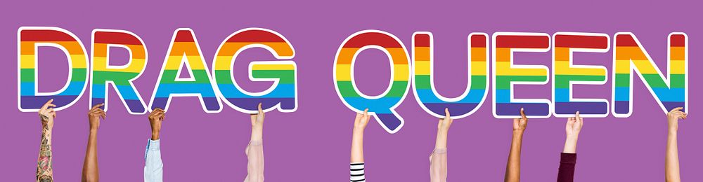 Hands holding the word Drag | Free Photo - rawpixel