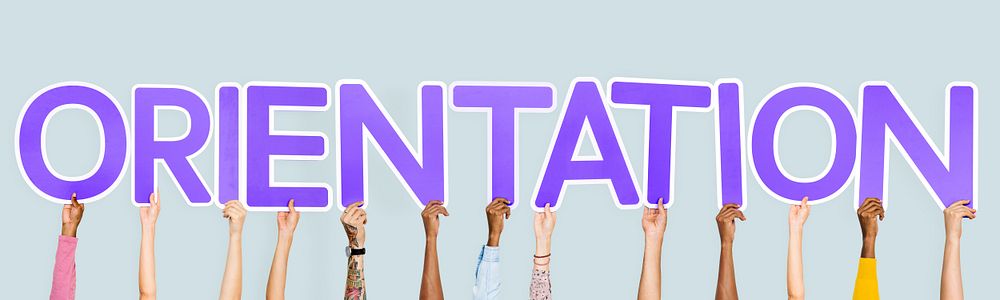 Hands holding the word Orientation | Free Photo - rawpixel