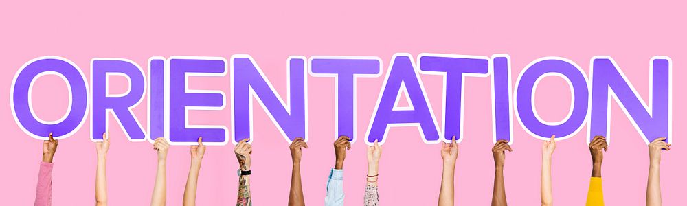 Hands holding the word Orientation | Free Photo - rawpixel