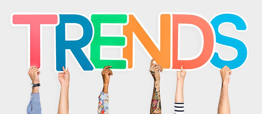 Diverse hands holding word trends | Premium Photo - rawpixel Diverse hands holding word trends | Premium Photo - rawpixel