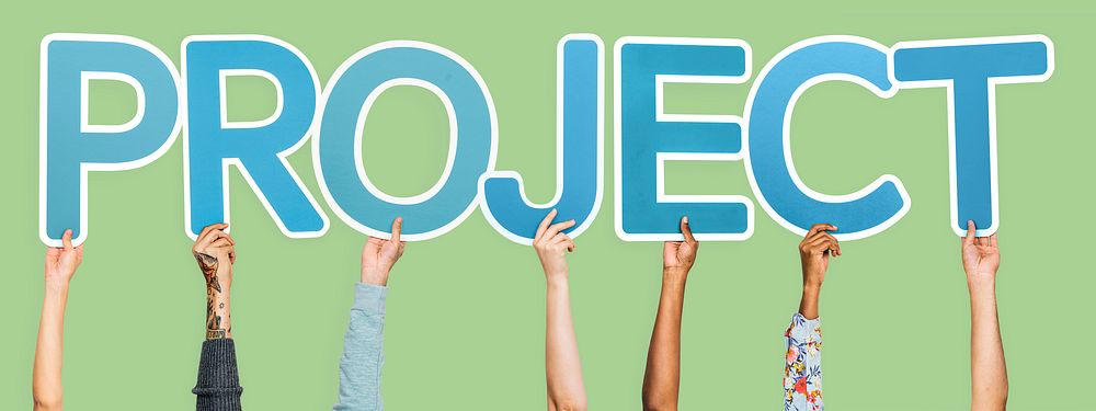 Diverse hands holding word project | Premium Photo - rawpixel