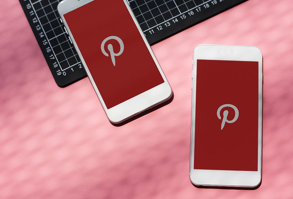 Pinterest logo on mobile phone | Free Photo - rawpixel