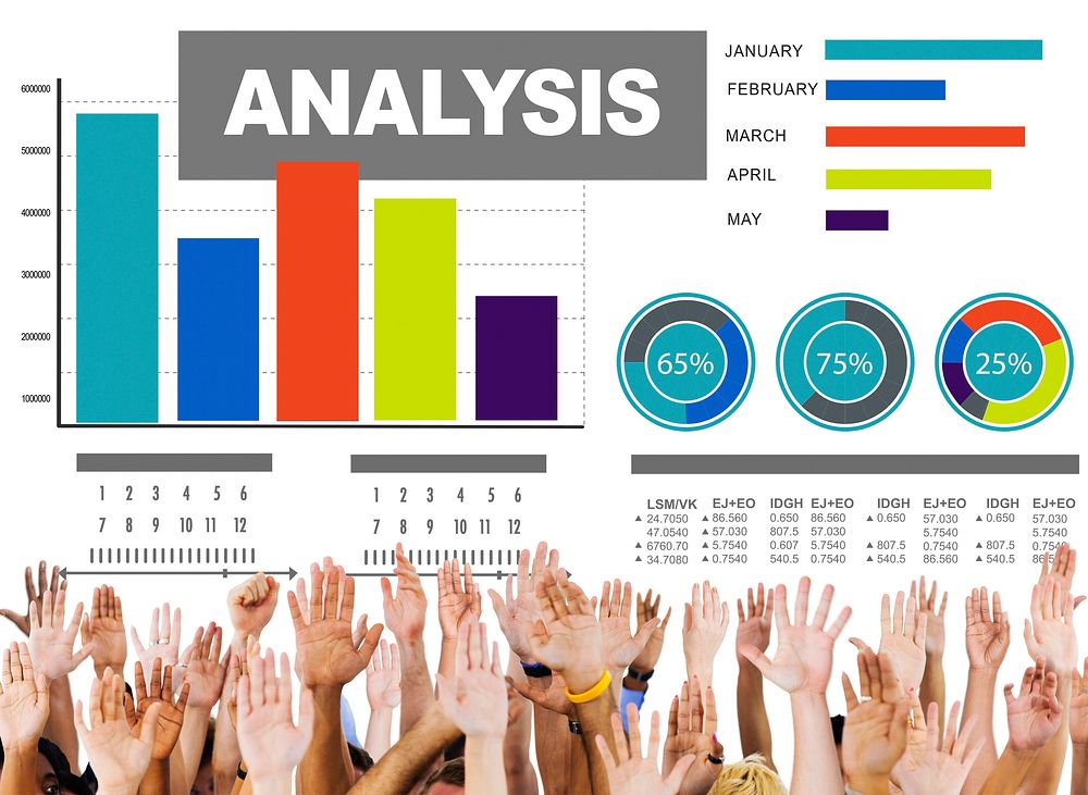 Analysis analyzing information bar graph | Premium Photo - rawpixel