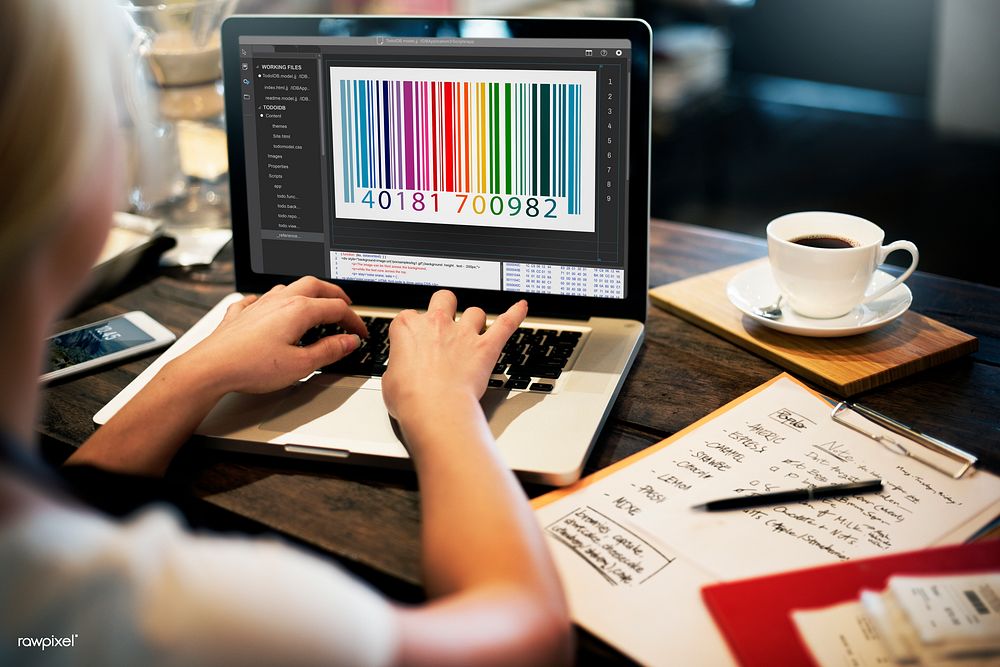 Bar Code Encryption Interface Coding | Free Photo - rawpixel