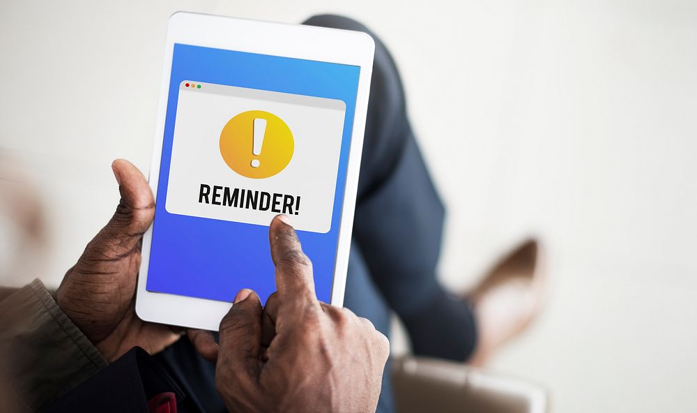 Reminder Notification Alert Exclamation Point | Free Photo - rawpixel