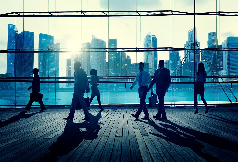 Business People Corporate Walking Commuting | Premium Photo - rawpixel