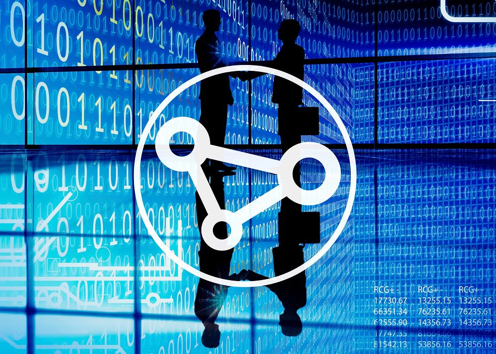 Business People Binary Code Sharing | Premium Photo - rawpixel