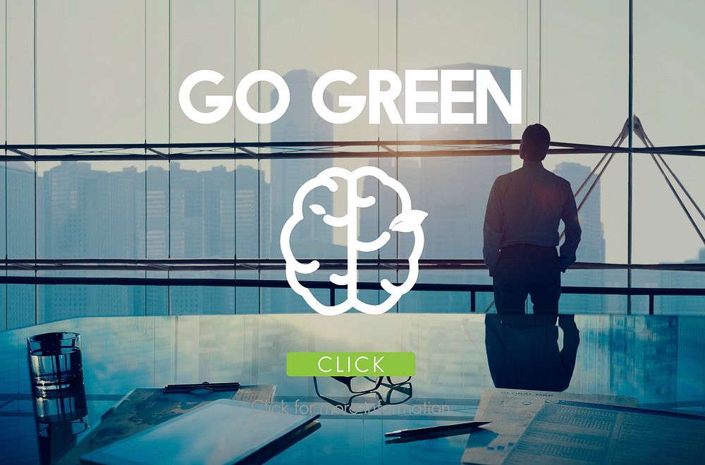 Think Green Go Green Brain | Free Photo - rawpixel