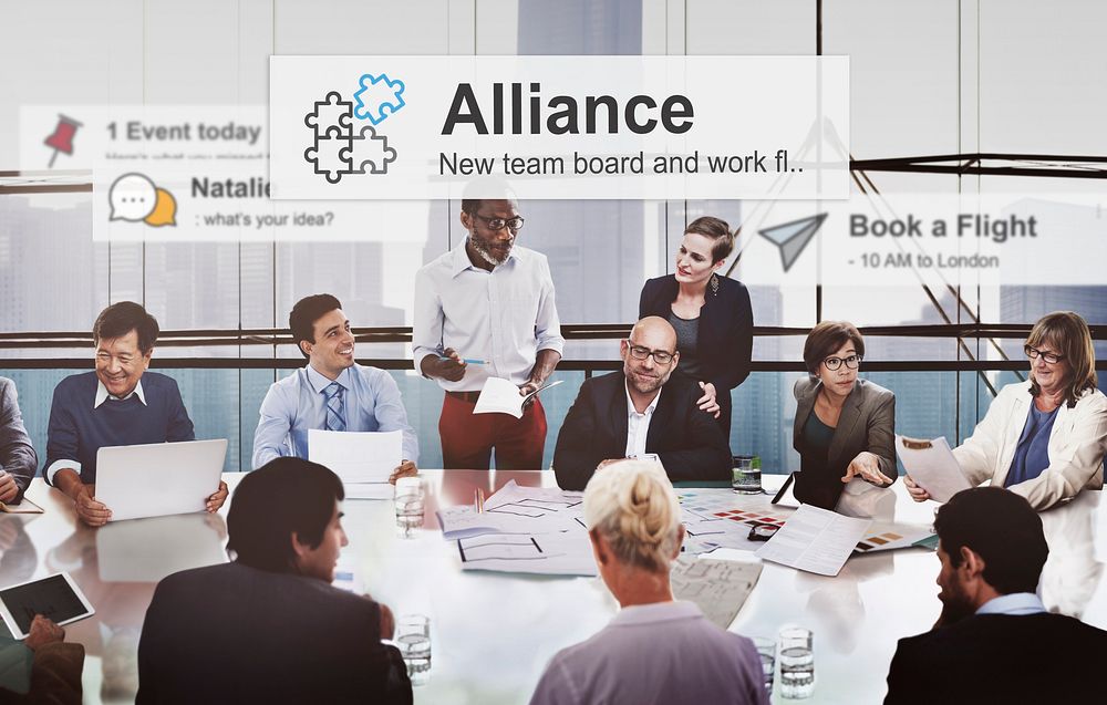 Alliance Merge Partnership Collaboration Concept | Premium Photo - rawpixel