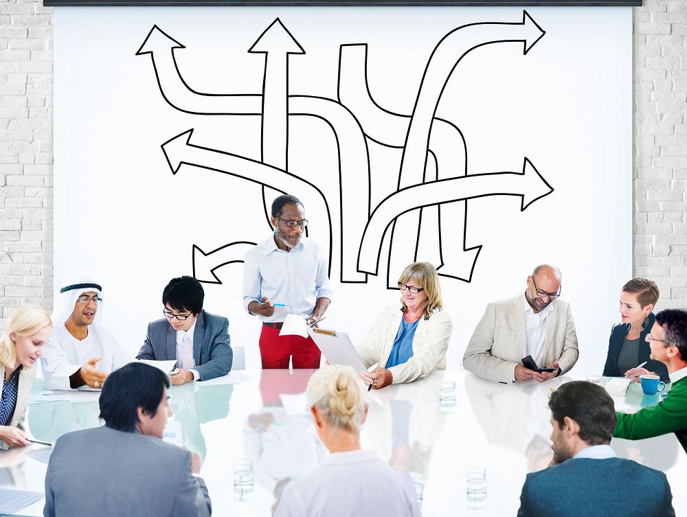 Direction Intersection Decision Option Chance | Premium Photo - rawpixel