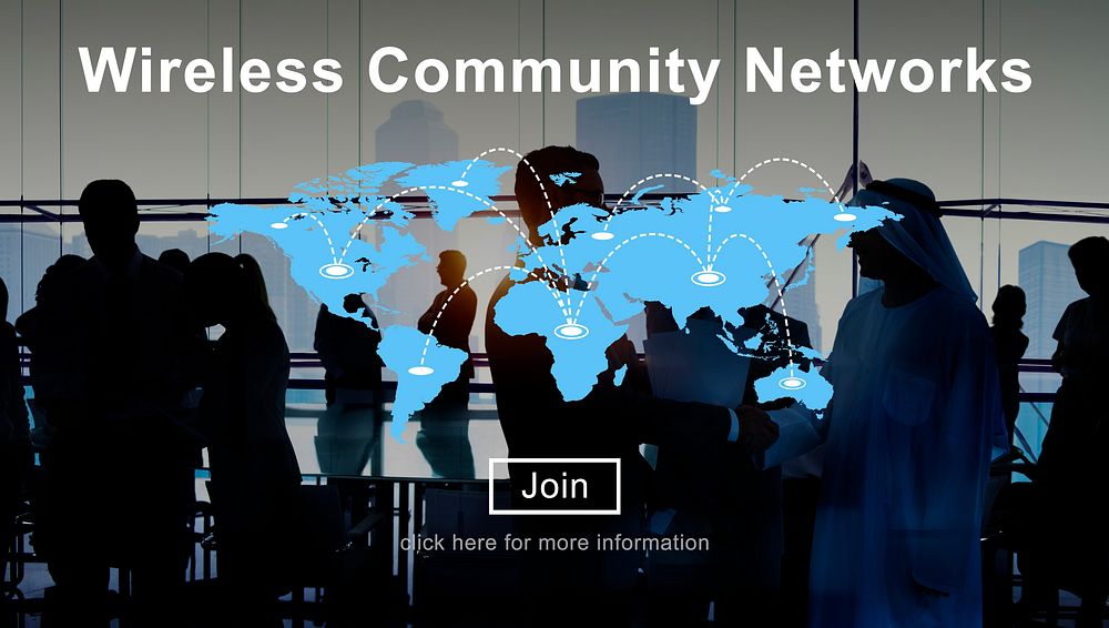 Wireless Community Networks Technology Hotspot | Premium Photo - rawpixel