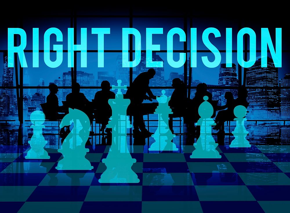 Right Decision Comparison Determination Direction | Premium Photo ...