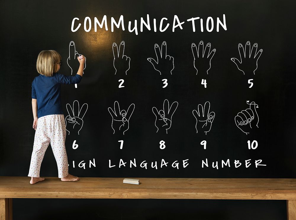 Sign Language Number Instruction Lesson | Premium Photo - rawpixel