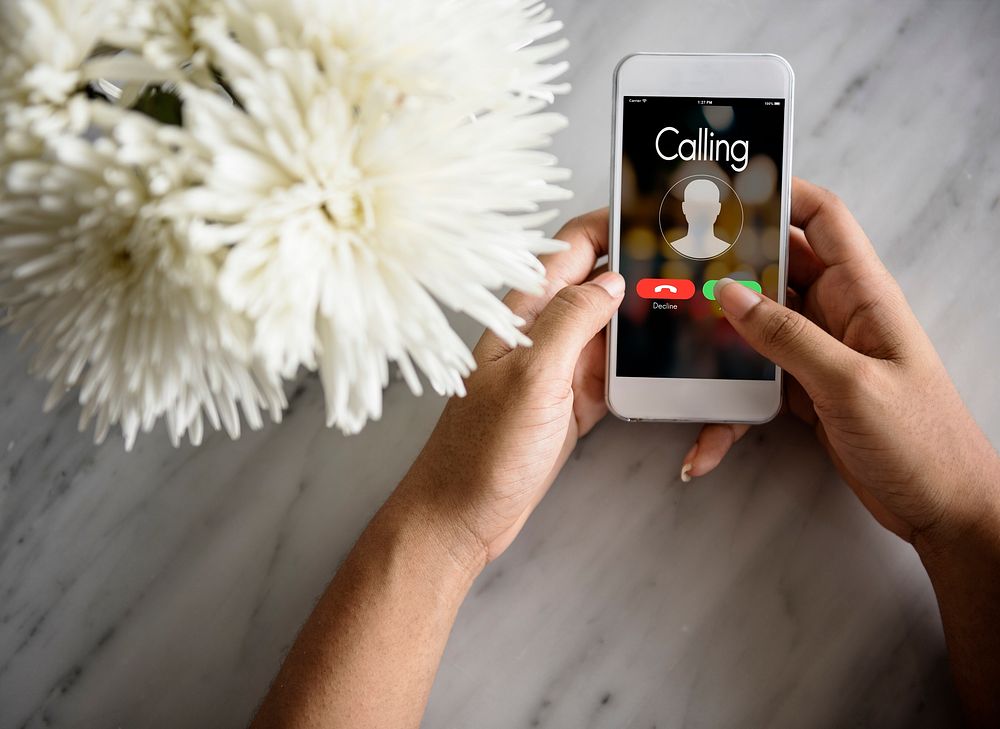 Calling Incoming Communication Connect Concept | Premium Photo - rawpixel