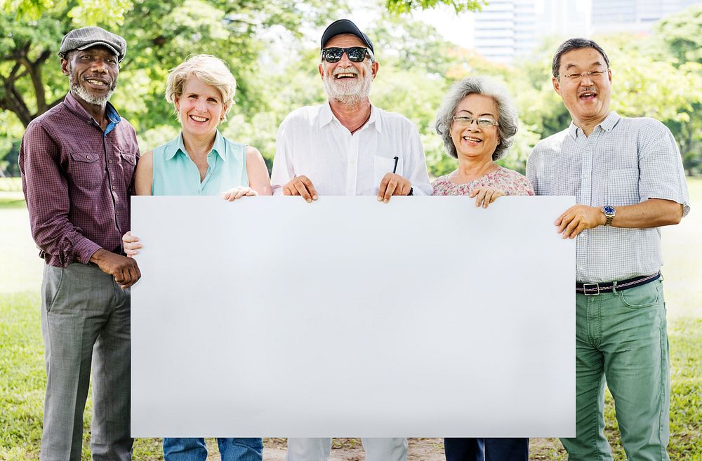 Senior Adult Friendship Togetherness Banner | Premium Photo - rawpixel