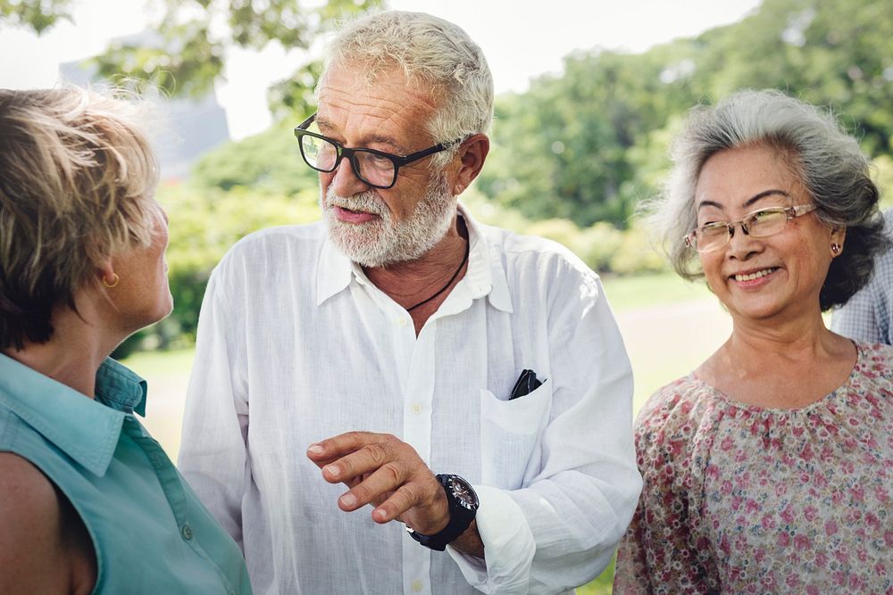 Group Senior Retirement Friends Happiness | Premium Photo - rawpixel