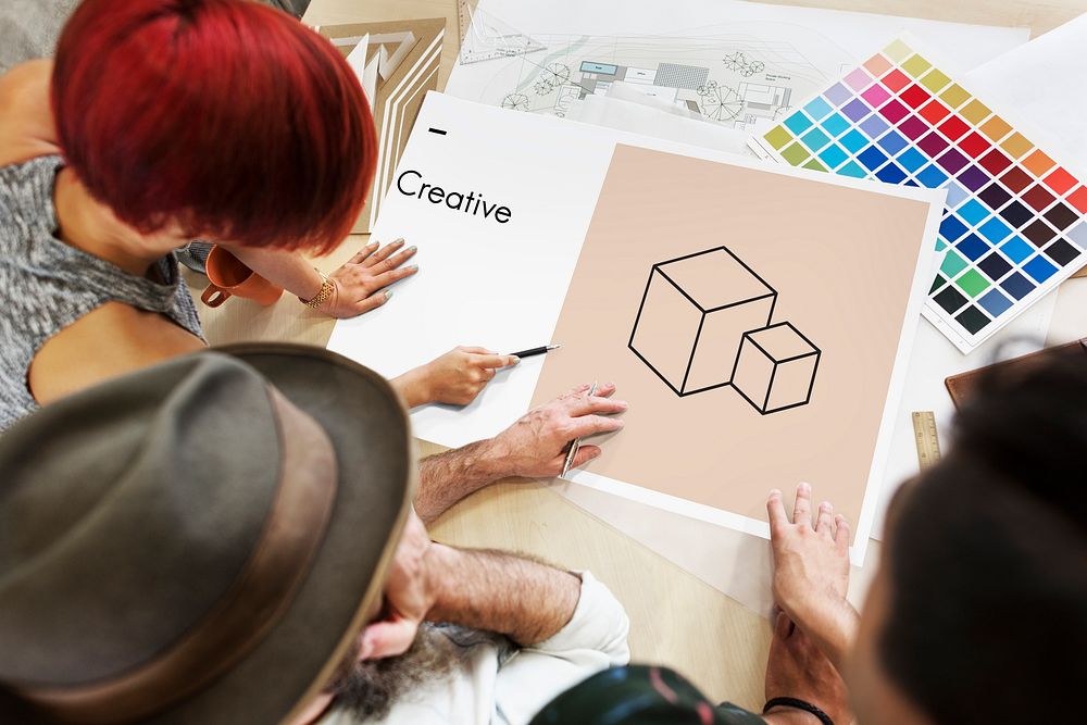 Composition Layout Simulation Style Creative | Premium Photo - rawpixel