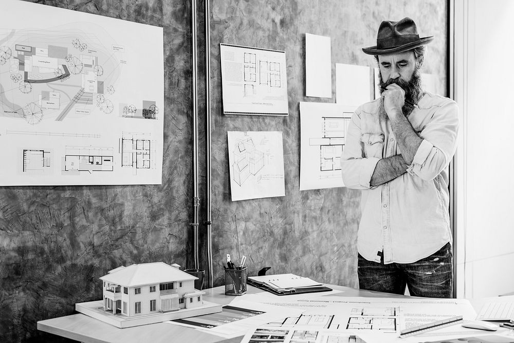 Architect working on a project | Premium Photo - rawpixel
