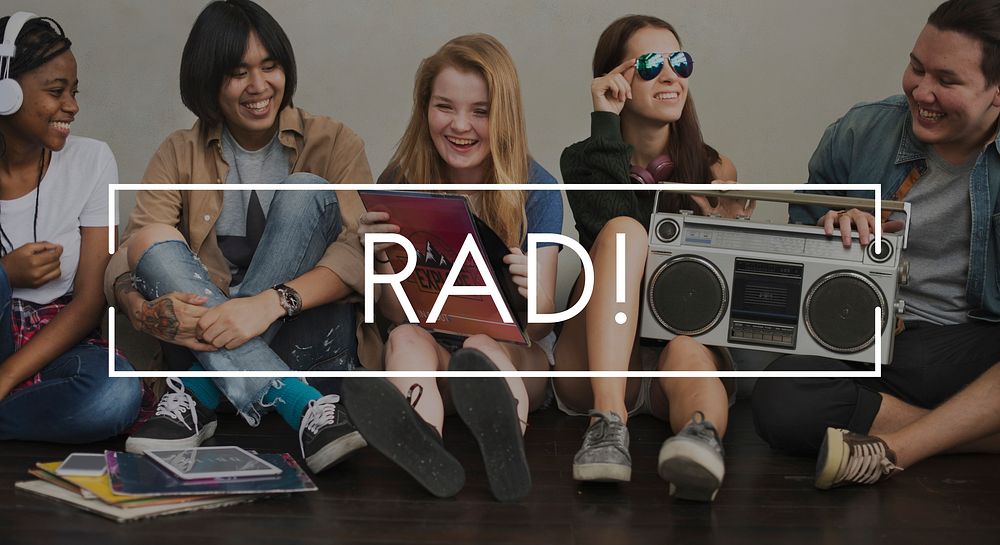 RAD! Vintage Vector Graphic Concept | Premium Photo - rawpixel