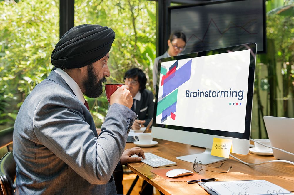 Business Meeting Brainstorming Organization Planning | Premium Photo ...