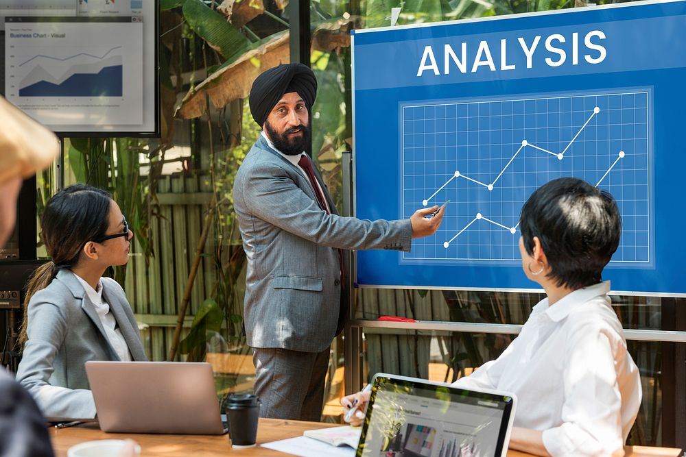 Data Analysis Summary Graph Arrow | Premium Photo - rawpixel