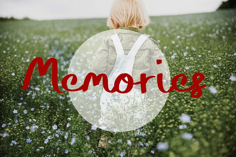 Memories word young boy outdoors | Premium Photo - rawpixel