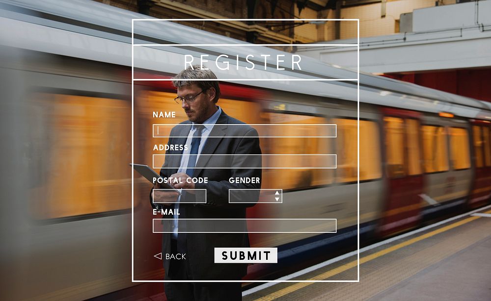 Account Login Register Form Interface | Free Photo - rawpixel