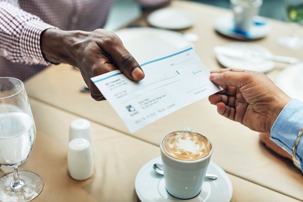 Business People Cheque Money Concept | Premium Photo - rawpixel