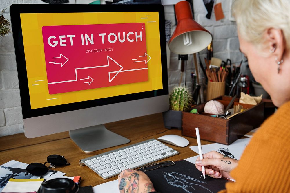 Get touch Contact Enquiry Communication | Free Photo - rawpixel