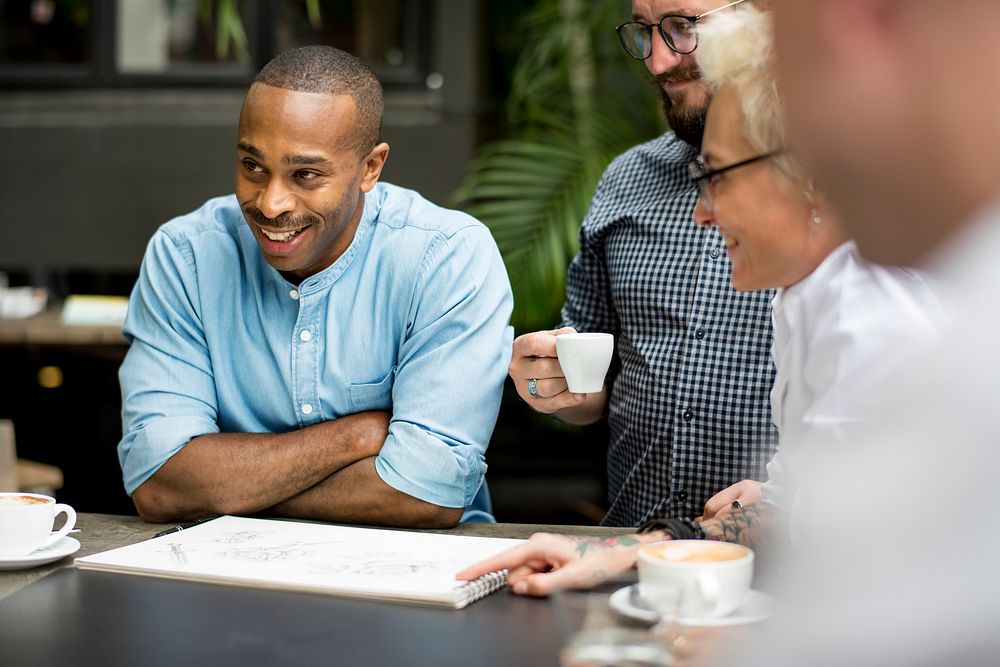 Diverse People Talk Conversation Enjoy | Premium Photo - rawpixel