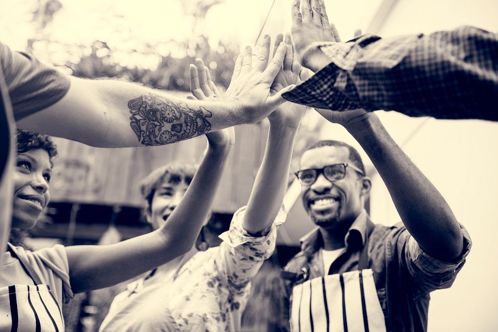 Group Diverse People Hands Together | Premium Photo - rawpixel