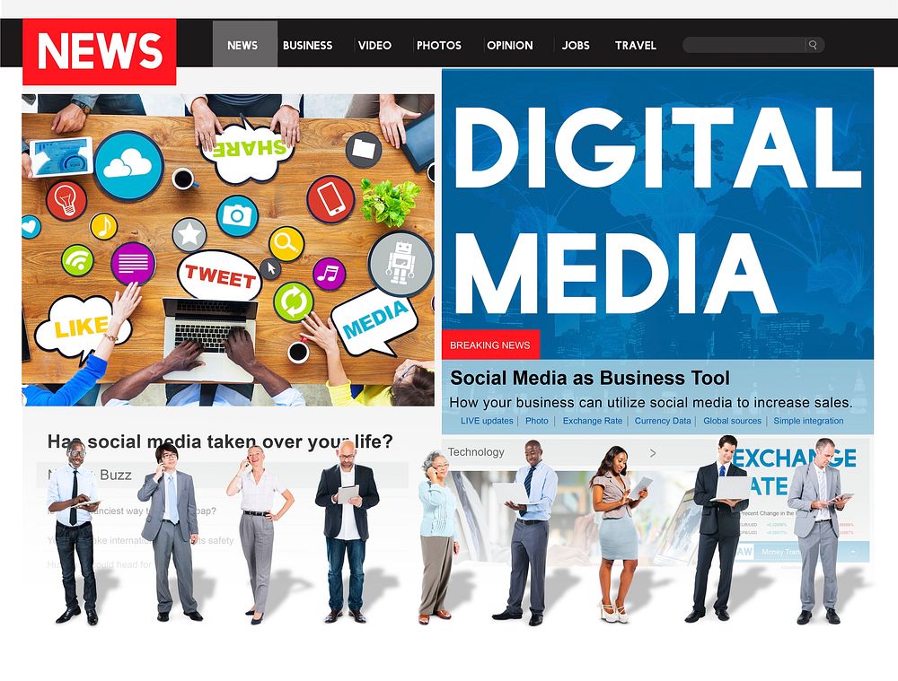 Digital Media Network Multimedia Technology | Free Photo - rawpixel