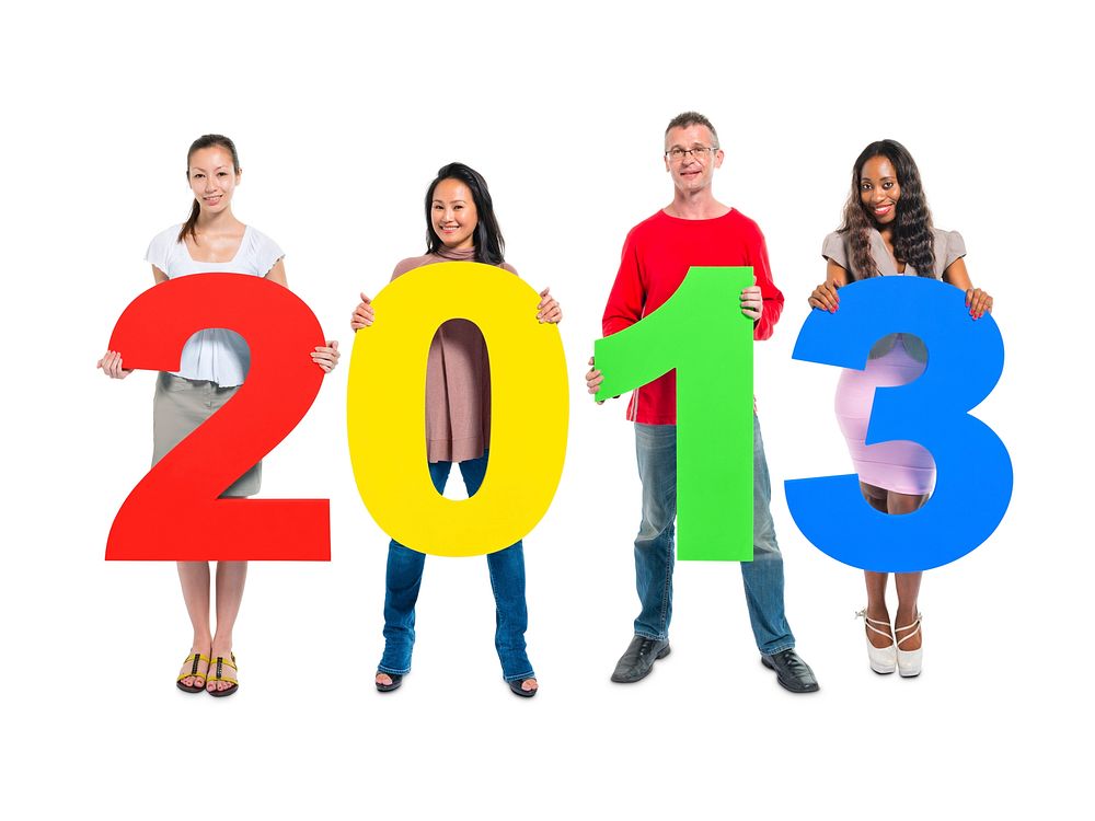 Set of people holding numbers | Premium Photo - rawpixel