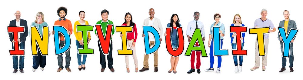 DIverse People Holding Text Individuality | Free Photo - rawpixel