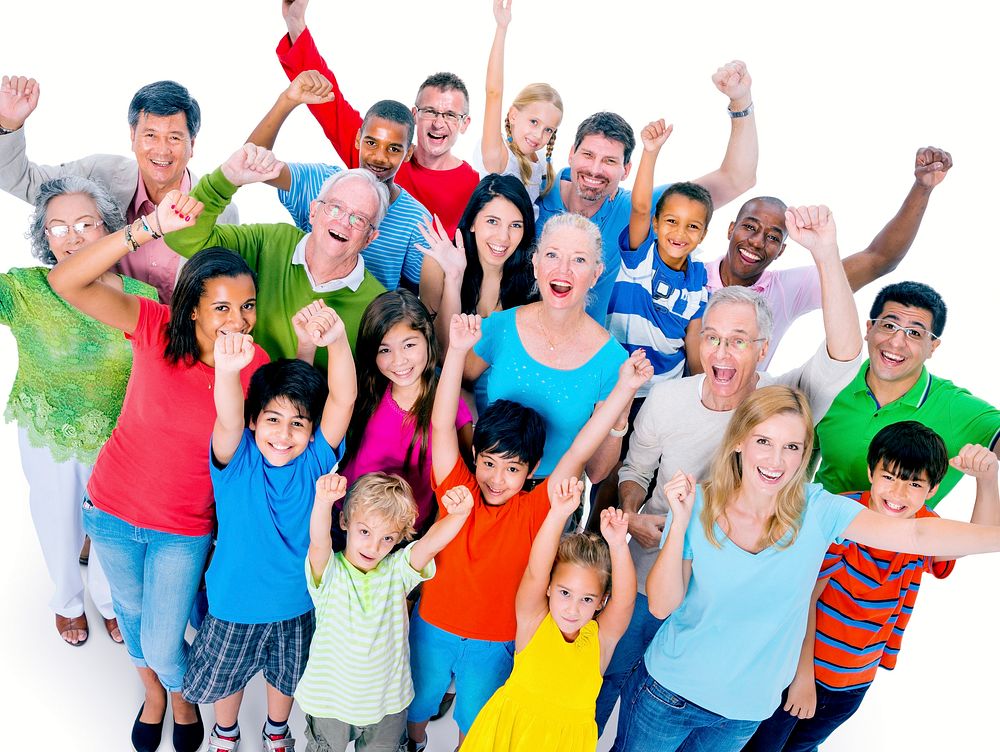 Diverse People Happiness Friendship Celebration | Premium Photo - rawpixel