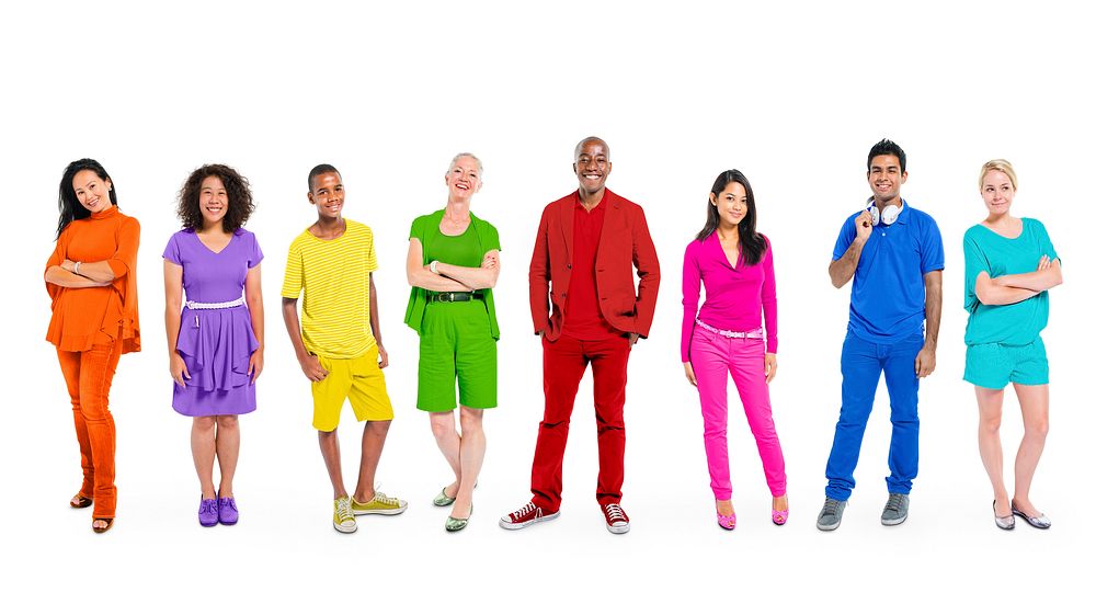 Group Diverse Multiethnic Colorful People | Premium Photo - rawpixel