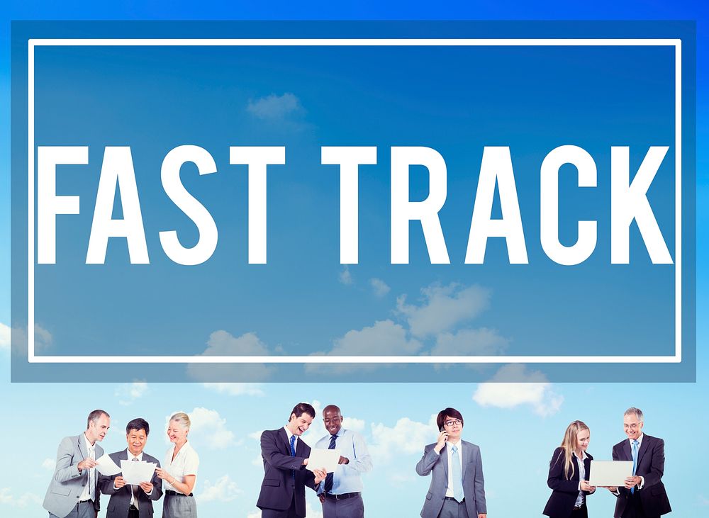 Fast Track Increase Improvement Development | Free Photo - rawpixel