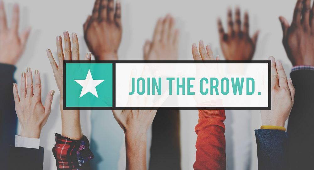 Join the Crowd Participate Connect | Free Photo - rawpixel