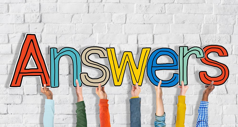 Answer word Concepts Isolated White | Free Photo - rawpixel