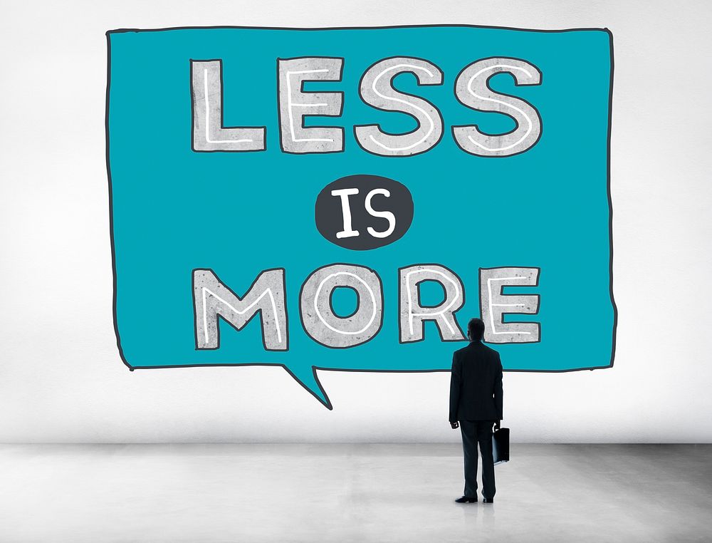 Less is More Minimal Simplicity | Free Photo - rawpixel