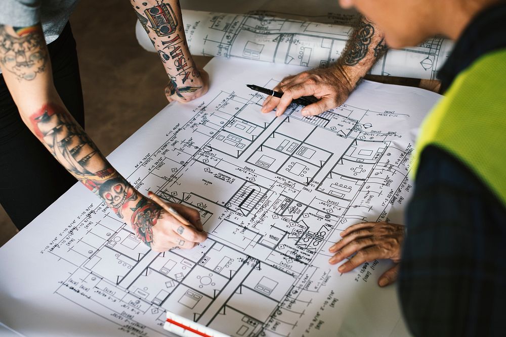 Hands tattoo planning blueprint | Premium Photo - rawpixel