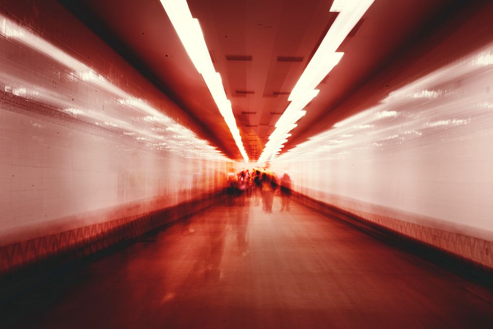 Blurred crowd walking long exposure | Premium Photo - rawpixel