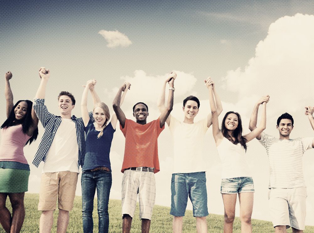 Group Friends Celebration Winning Victory | Photo - rawpixel
