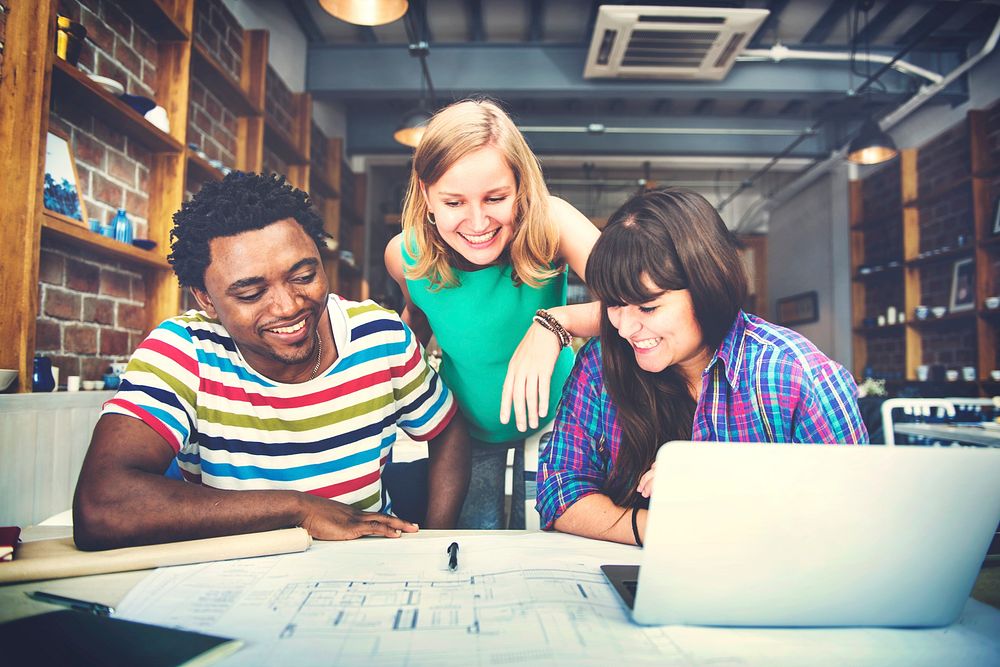 Designer Teamwork Brainstorming Planning Interior | Premium Photo ...