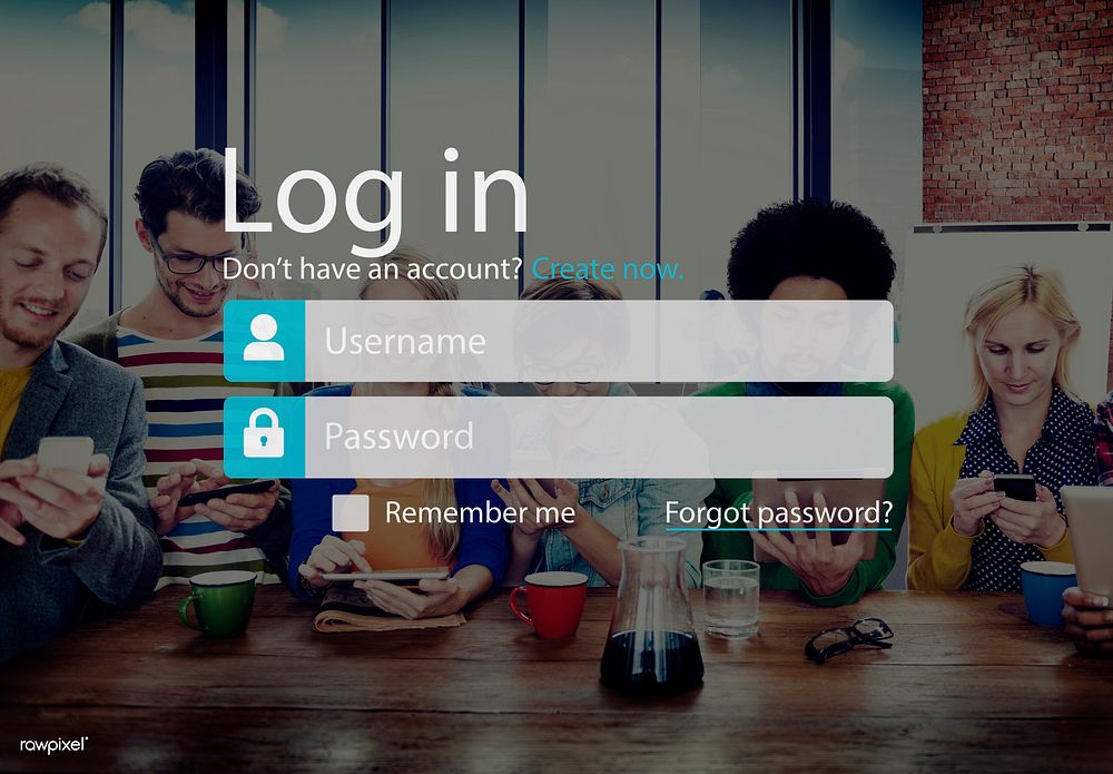 Log Sign Register Account Page | Free Photo - rawpixel