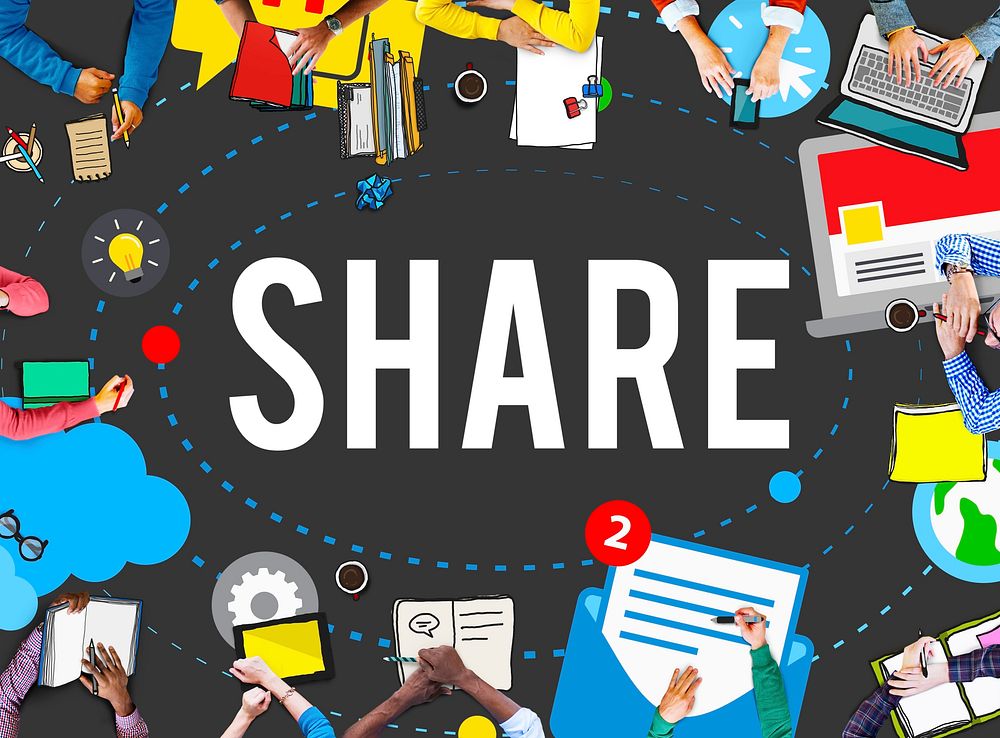Share Sharing Connection Social Networking | Free Photo - rawpixel