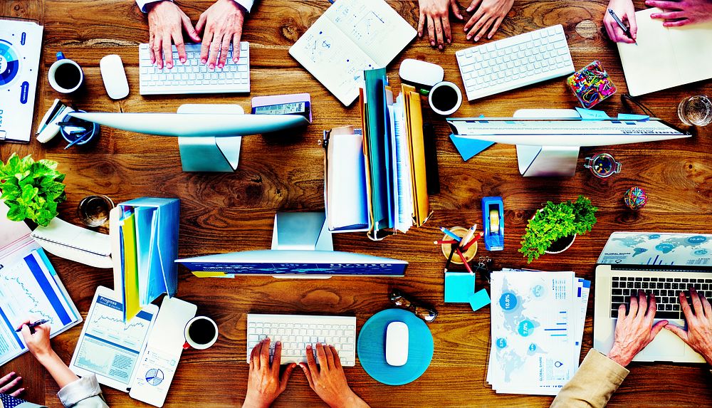 Group Business People Busy Working | Premium Photo - rawpixel