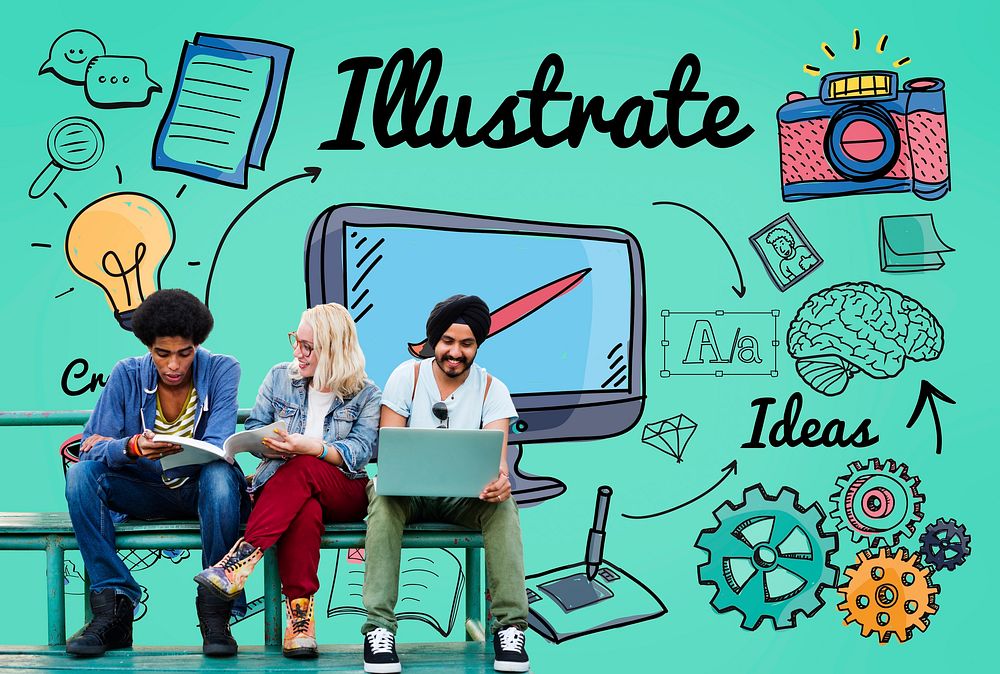 Illustrate Design Graphic Art Visual | Free Photo - rawpixel