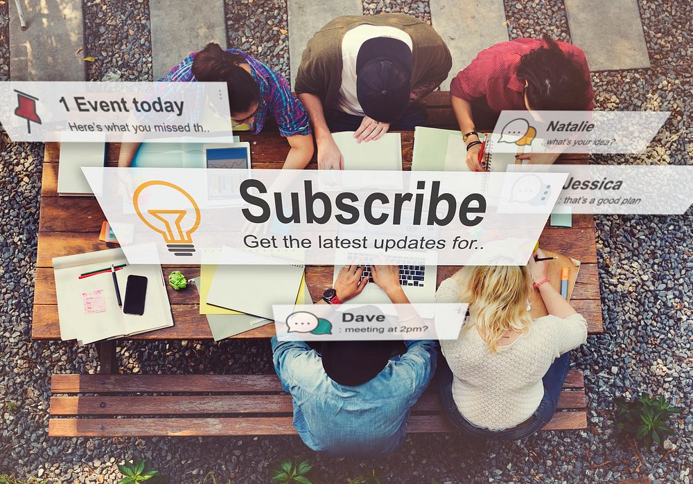Subscribe Follow Subscription Membership Social | Free Photo - rawpixel